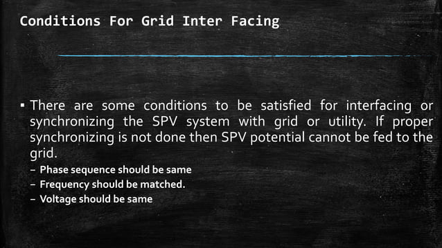 Grid Connected PV Systems | PPTX