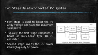 Grid Connected PV Systems | PPTX