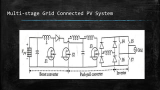 Grid Connected PV Systems | PPTX