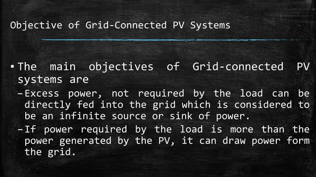 Grid Connected PV Systems | PPTX