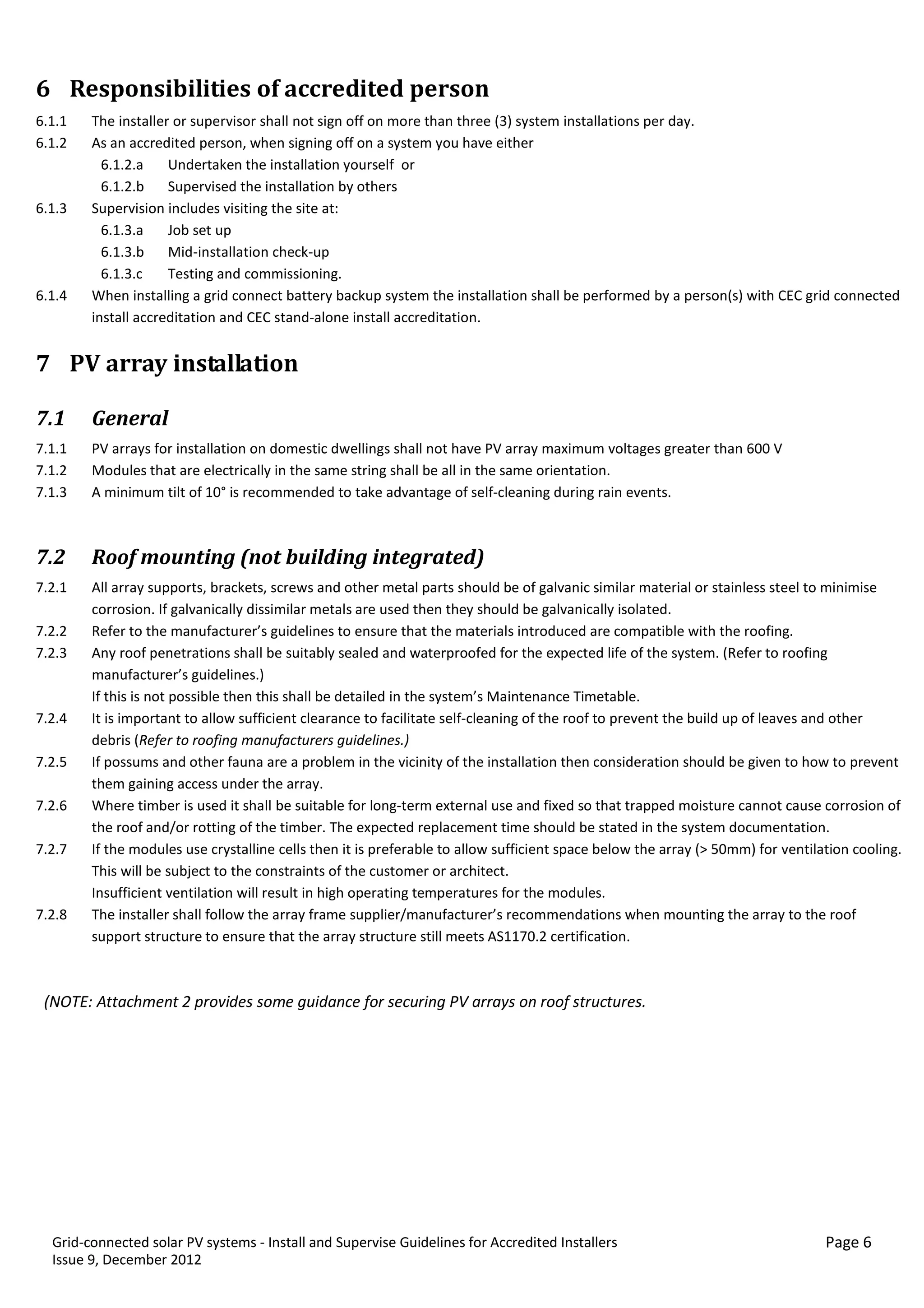 Grid+connect+pv+install+and+supervise+guidelines+cec+issue+9Grid ...