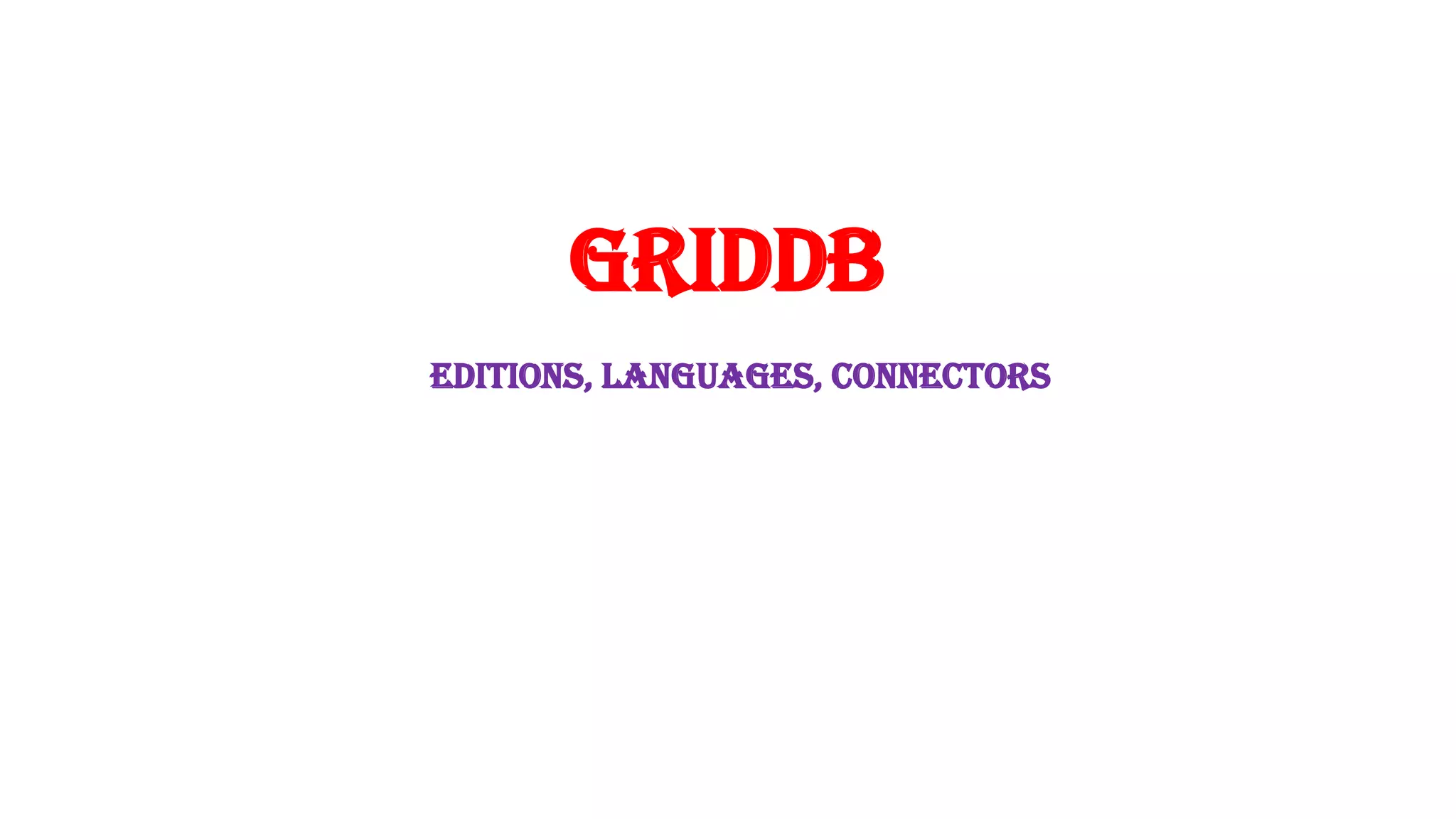 Purpose-built NoSQL Database for IoT by Basavaraj Soppannavar | PPT