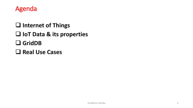 Purpose-built NoSQL Database for IoT by Basavaraj Soppannavar | PPT