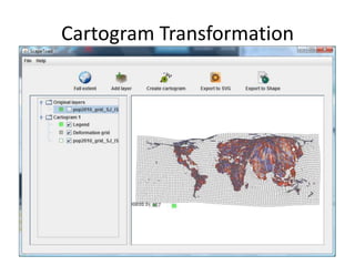 Yet another population cartogram: Creating gridded cartograms using ArcGIS and ScapeToad | PPT