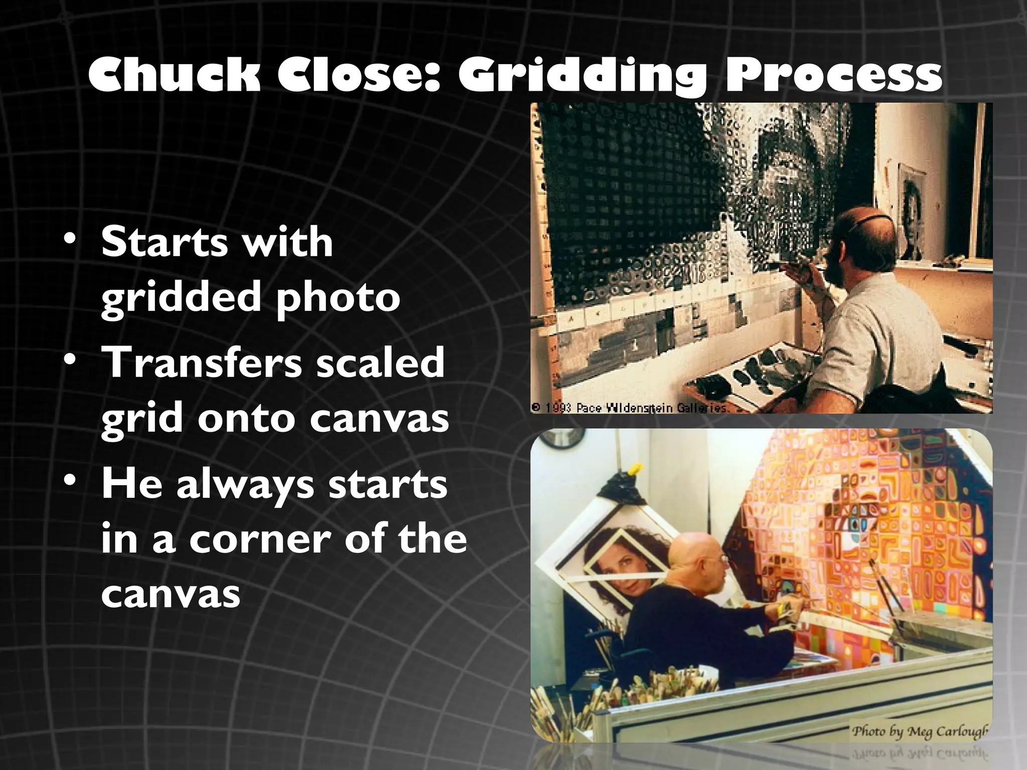 Collaborative Grid Drawing based on Chuck Close | PPT