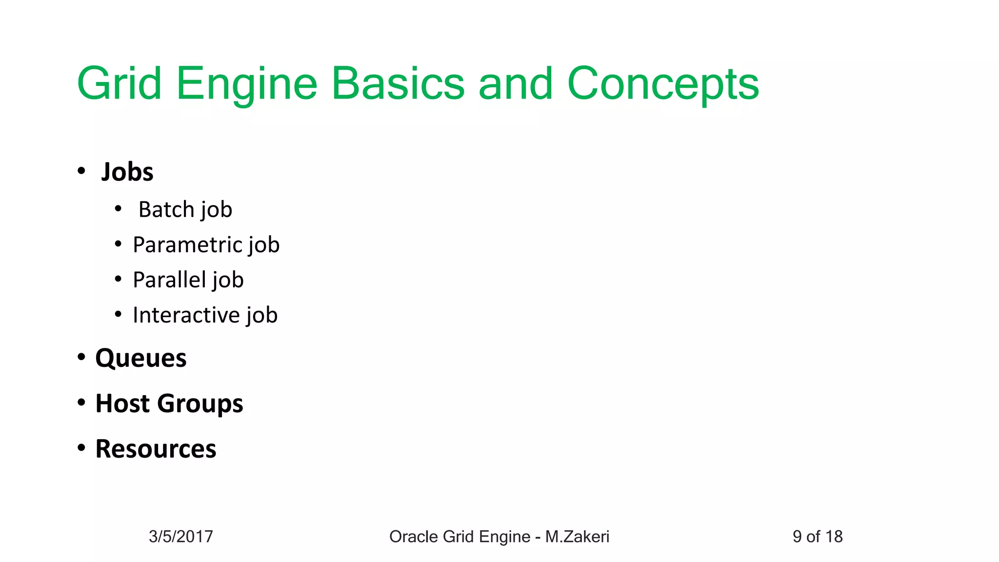 Introduction to Oracle Grid Engine | PPT