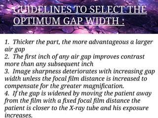 Grids and Types Of Grids and Airgap gap technique | PPTX