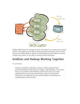 GridGain & Hadoop: Differences & Synergies | PDF | Databases | Computer Software and Applications