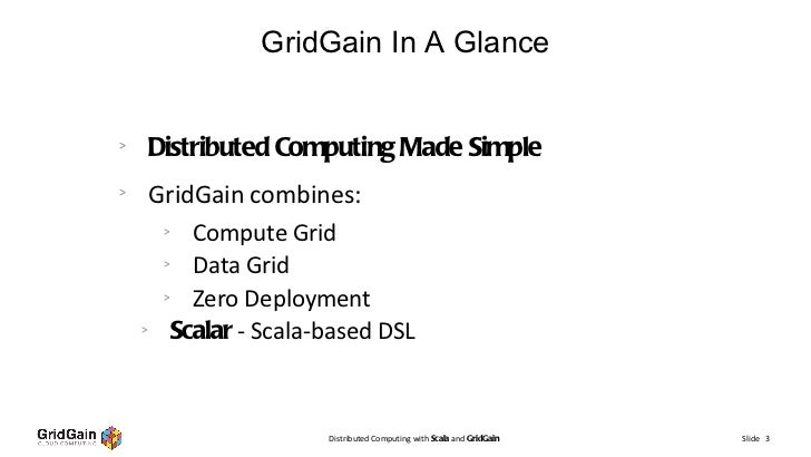 Distributed Computing with Gridgain & Scala