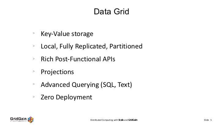 Distributed Computing with Gridgain & Scala