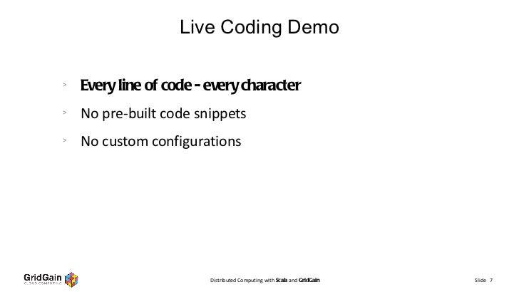Distributed Computing with Gridgain & Scala