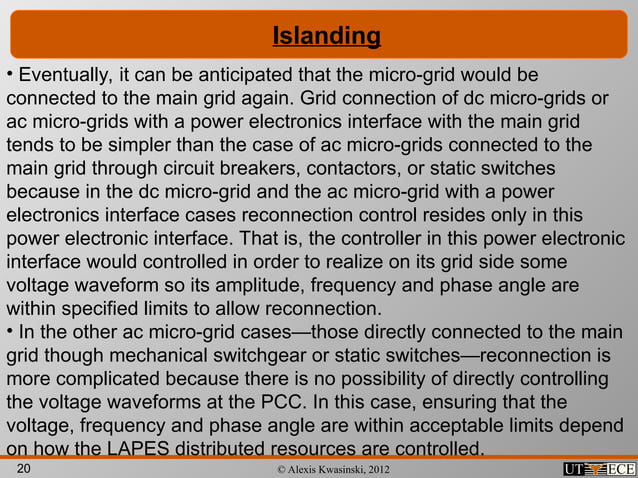 Microgrids Interconnections PPT Reference | PPT