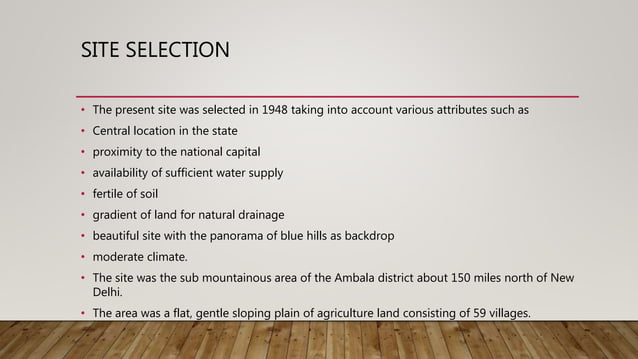 Chandigarh: grid iron pattern | PPTX | Developmental Sites | Real Estate