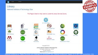 Grid layout of library website for accelerating the uses of e-resources ...