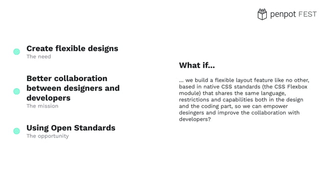 Penpot Grid Layout presentation announcement | PPT