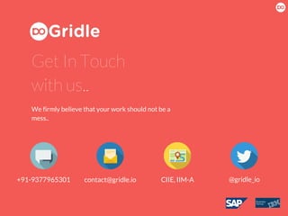 Gridle infodeck | PPT