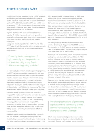 Gridlocked a long term look at south africas electricity sector | PDF