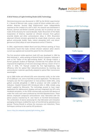 Technology Insight Report LeDs In Lighting | PDF | Physics | Science