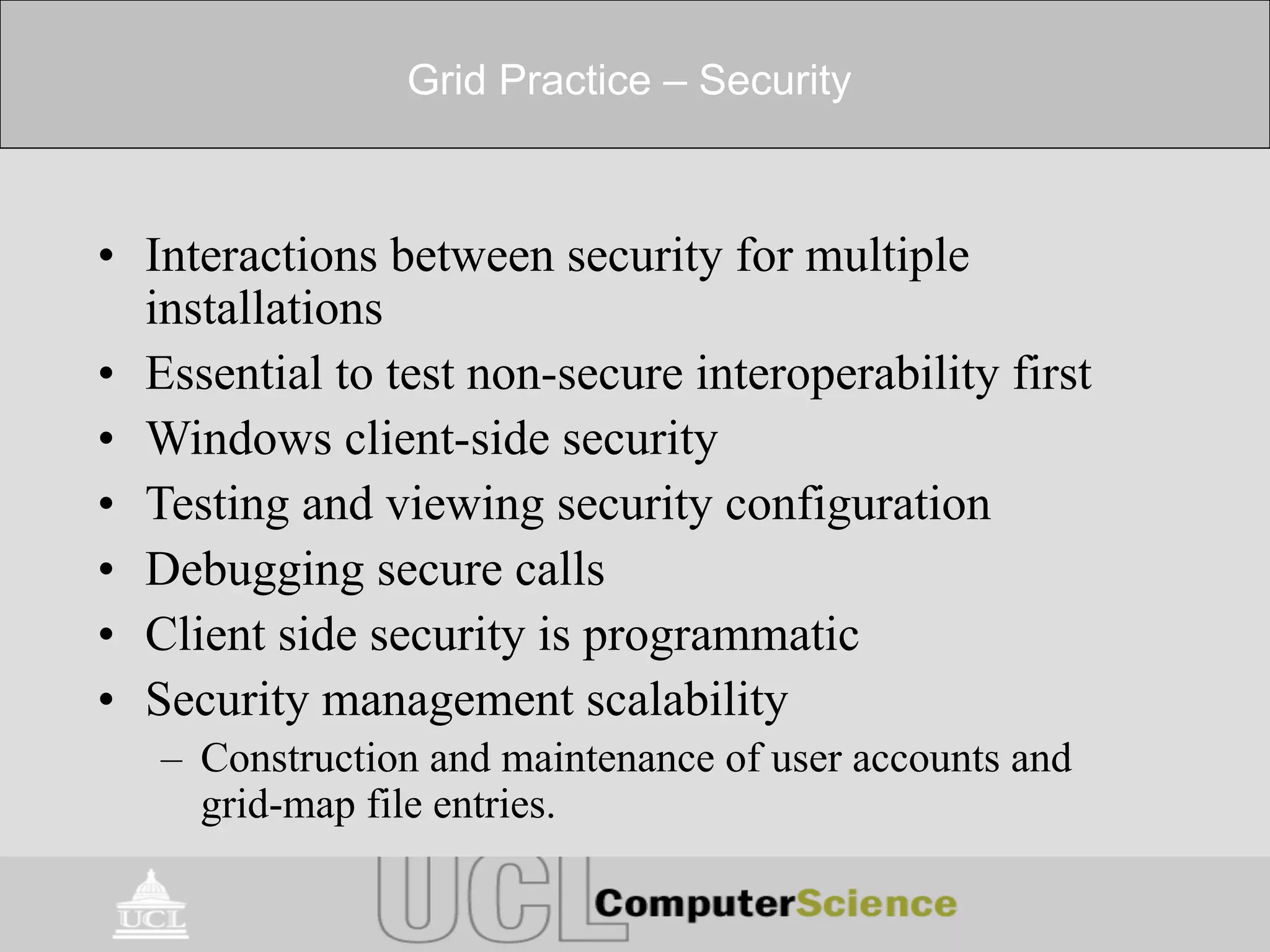 Grid Middleware – Principles, Practice and Potential | PPT