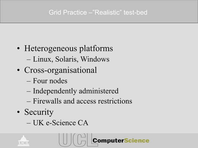 Grid Middleware – Principles, Practice and Potential | PPT