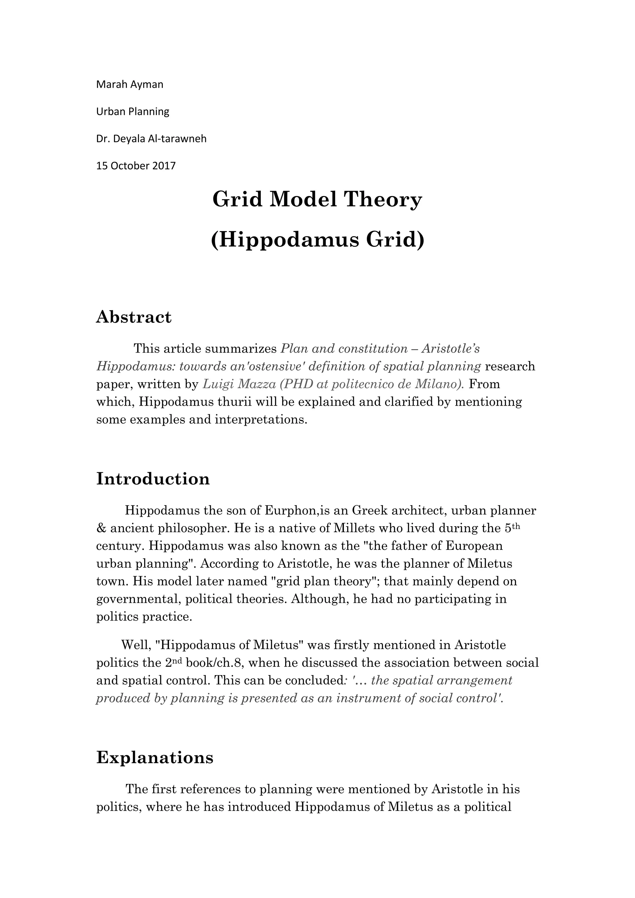 Grid model | PDF