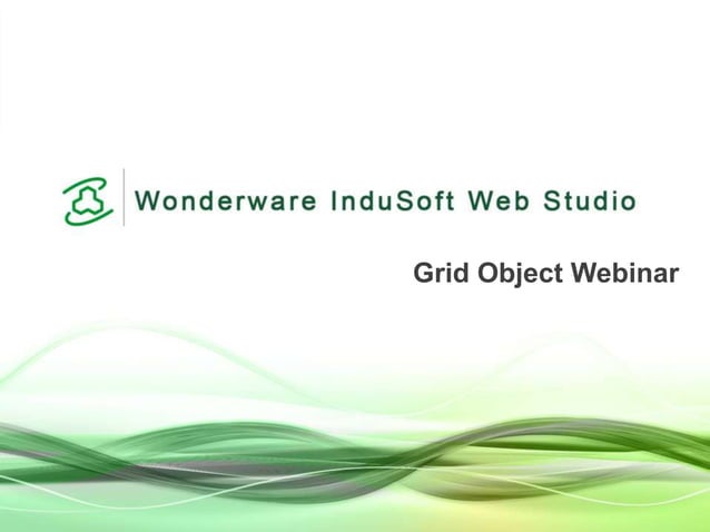 Grid Objects in InduSoft Web Studio | PPTX | Databases | Computer Software and Applications