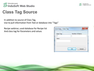 Grid Objects in InduSoft Web Studio | PPTX | Databases | Computer Software and Applications