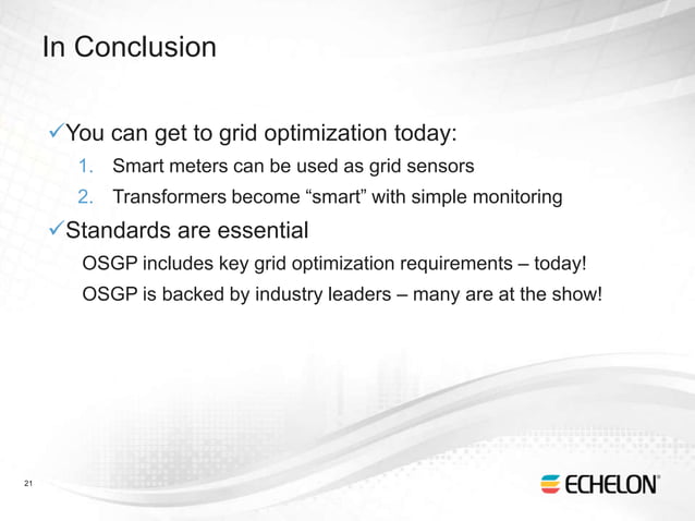 Grid optimization through intelligent control | PPT