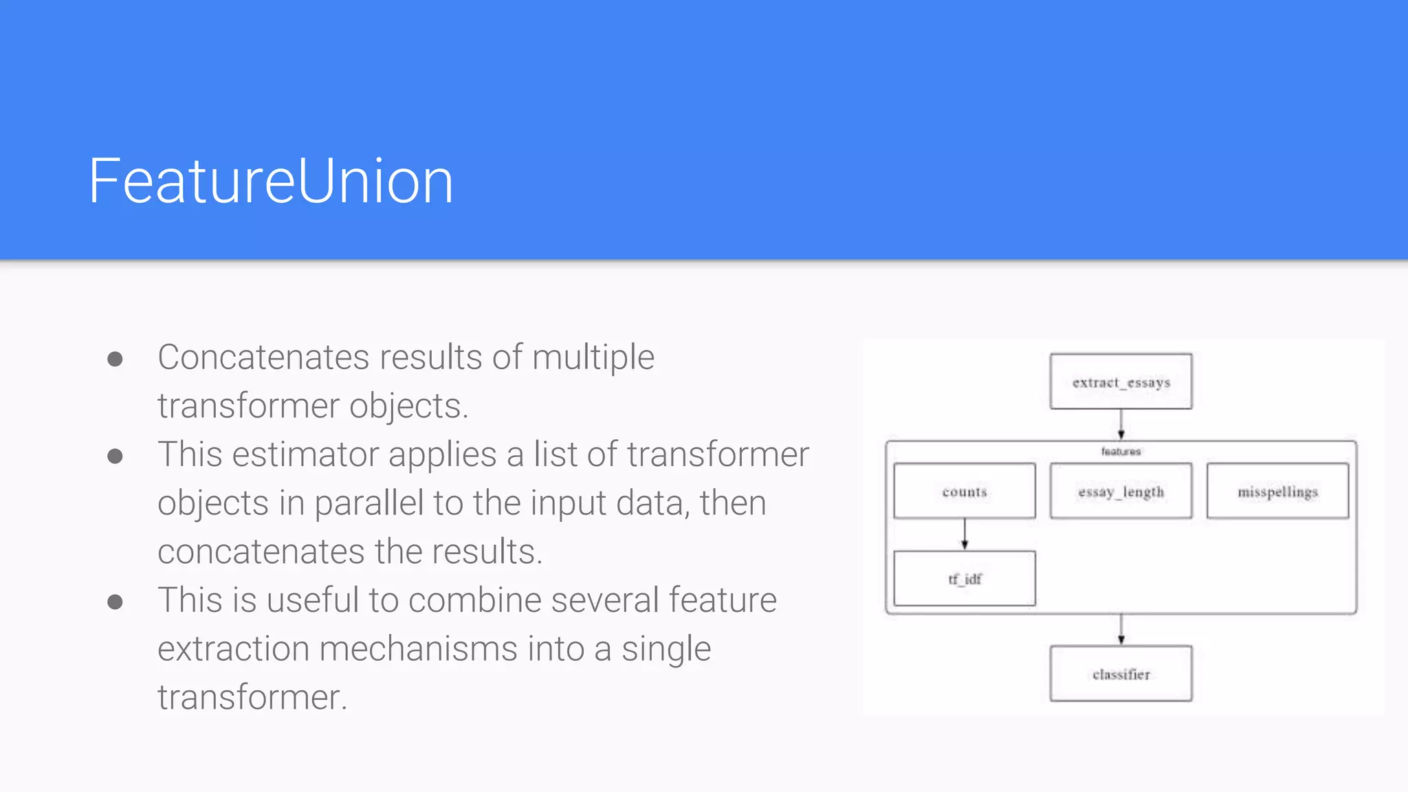 Grid search, pipeline, featureunion | PPTX | Graphics Software | Computer Software and Applications