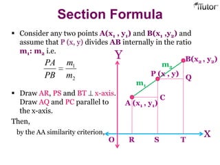Geometry (Grid & section formula) | PPTX