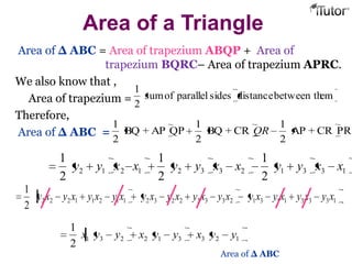 Geometry (Grid & section formula) | PPTX