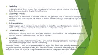 Grid Services includes OGSA,OGSI Architecture & Services | PPTX