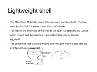 Understanding Gridshell Structures - Mannheim Multihalle Case Study | PDF
