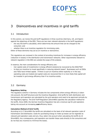 Incentives to Improve Energy Efficiency in EU Grids | PDF