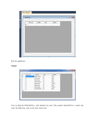 Grid view control | DOCX