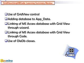 Grid Vew Control VB | PPT
