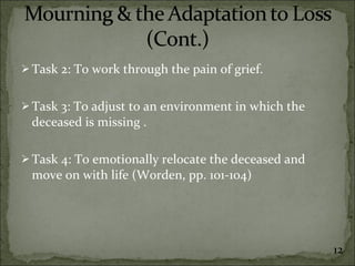 Grief | PPT | Physical Therapy | Wellness