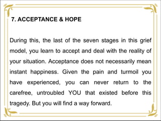 Grief and grief reactions | PPTX