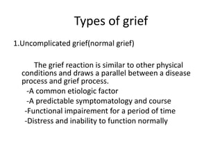 Grief and grieving | PPTX