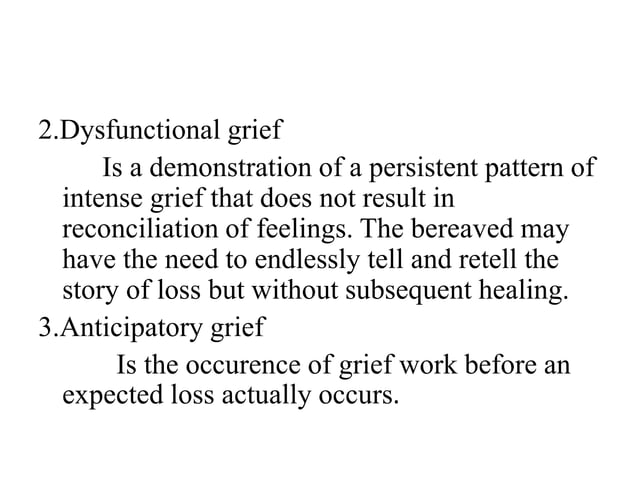 Grief and grieving | PPTX | Mental Health | Diseases and Conditions
