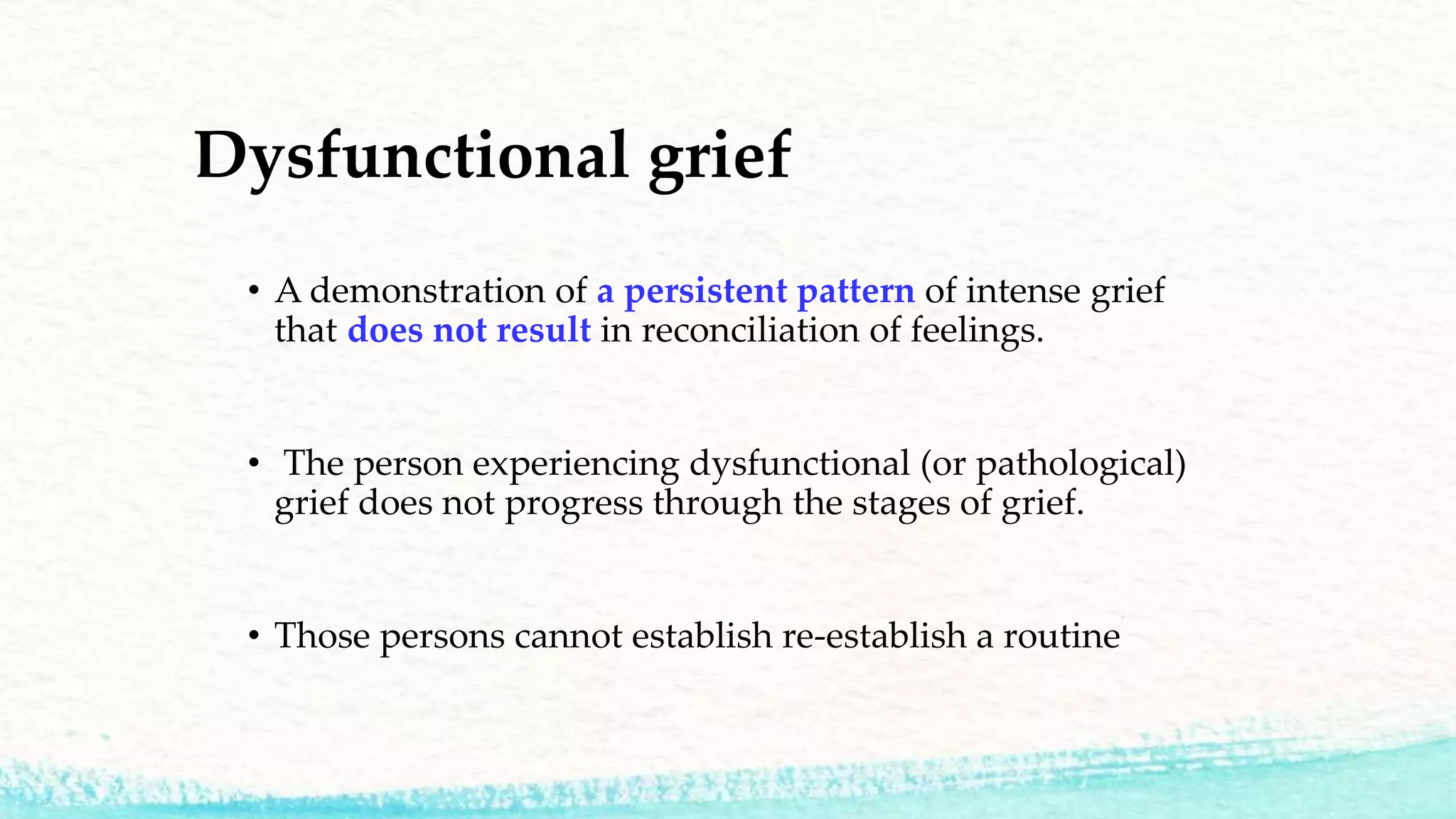 Grief and loss | PPTX