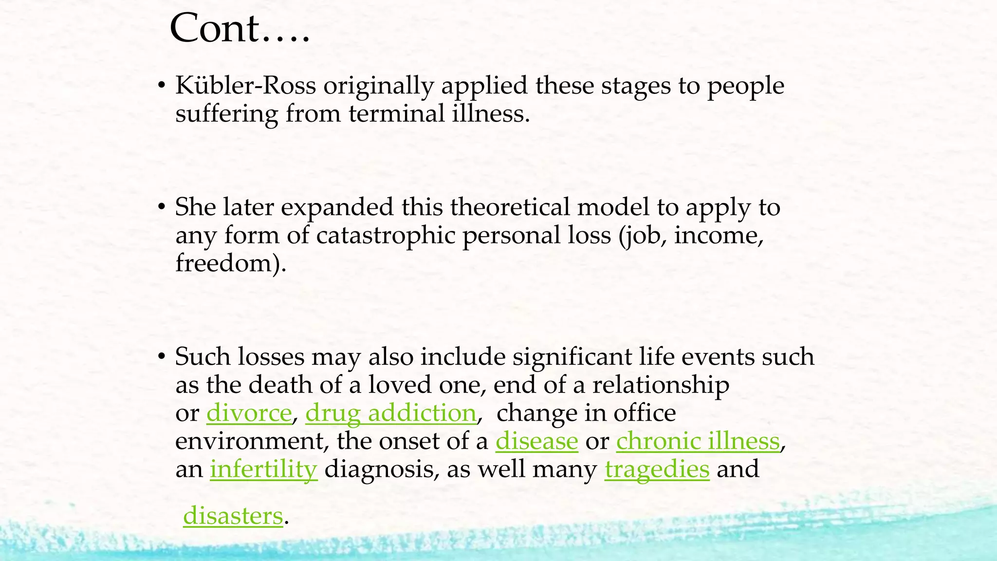 Grief and loss | PPTX