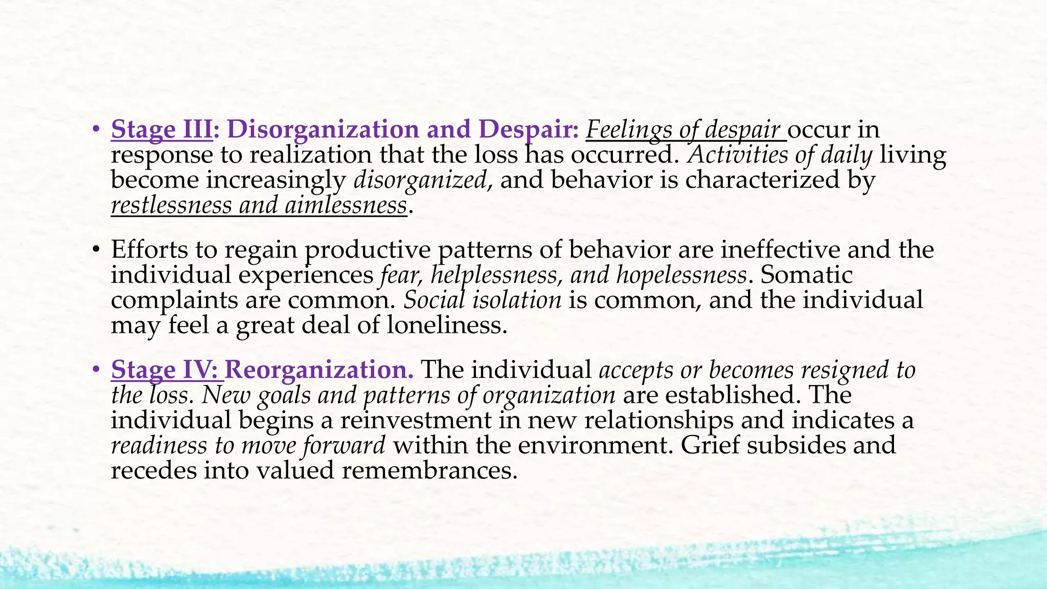 Grief and loss | PPTX