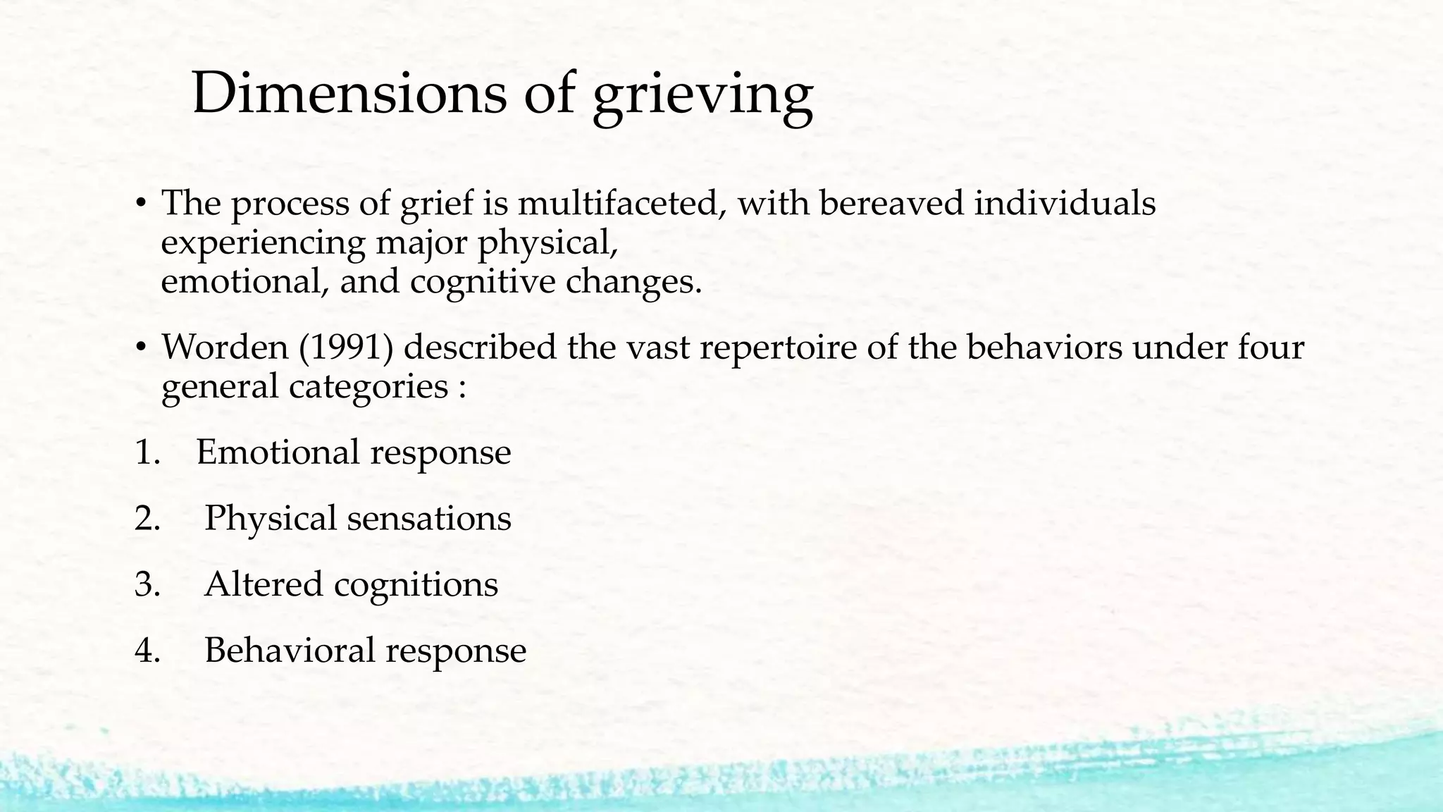 Grief and loss | PPTX