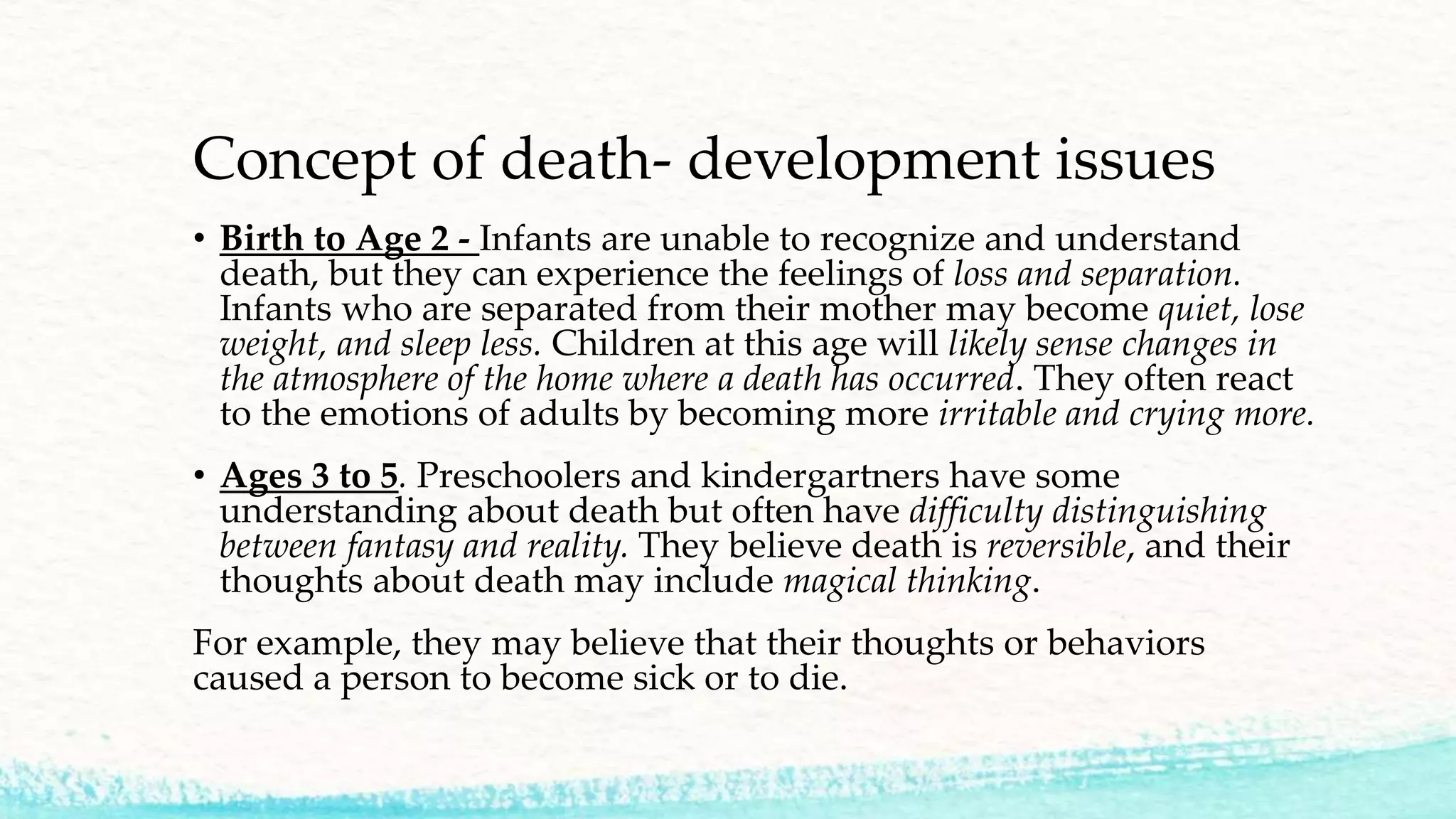 Grief and loss | PPTX