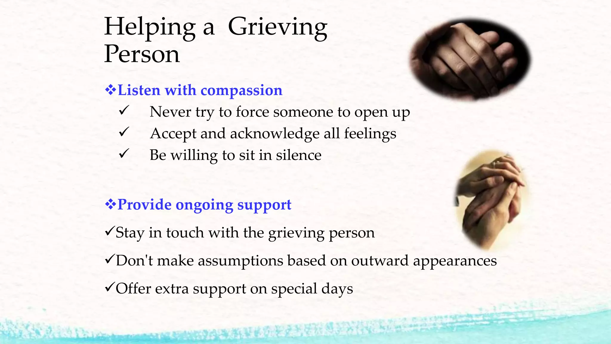 Grief and loss | PPTX