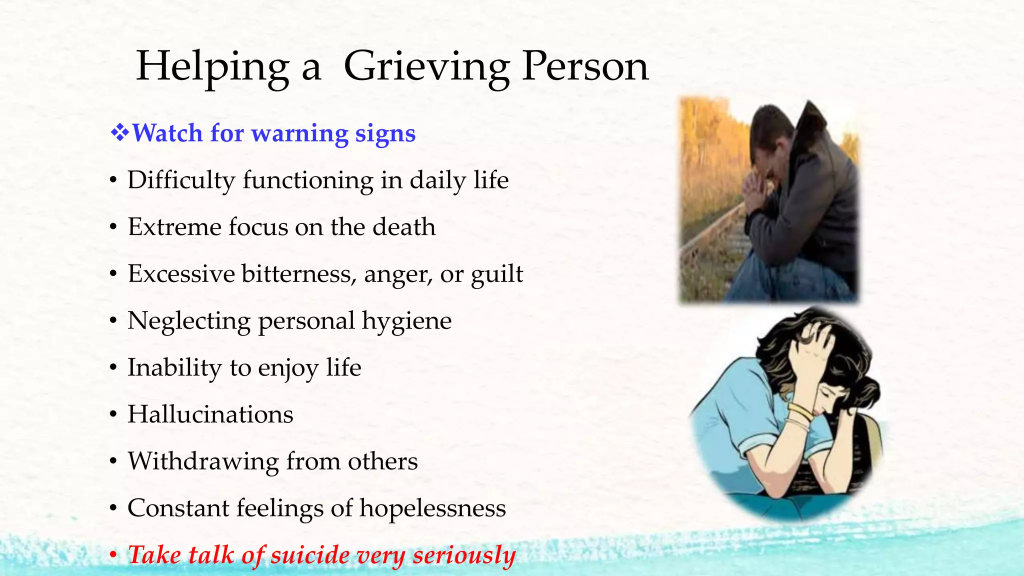 Grief and loss | PPTX