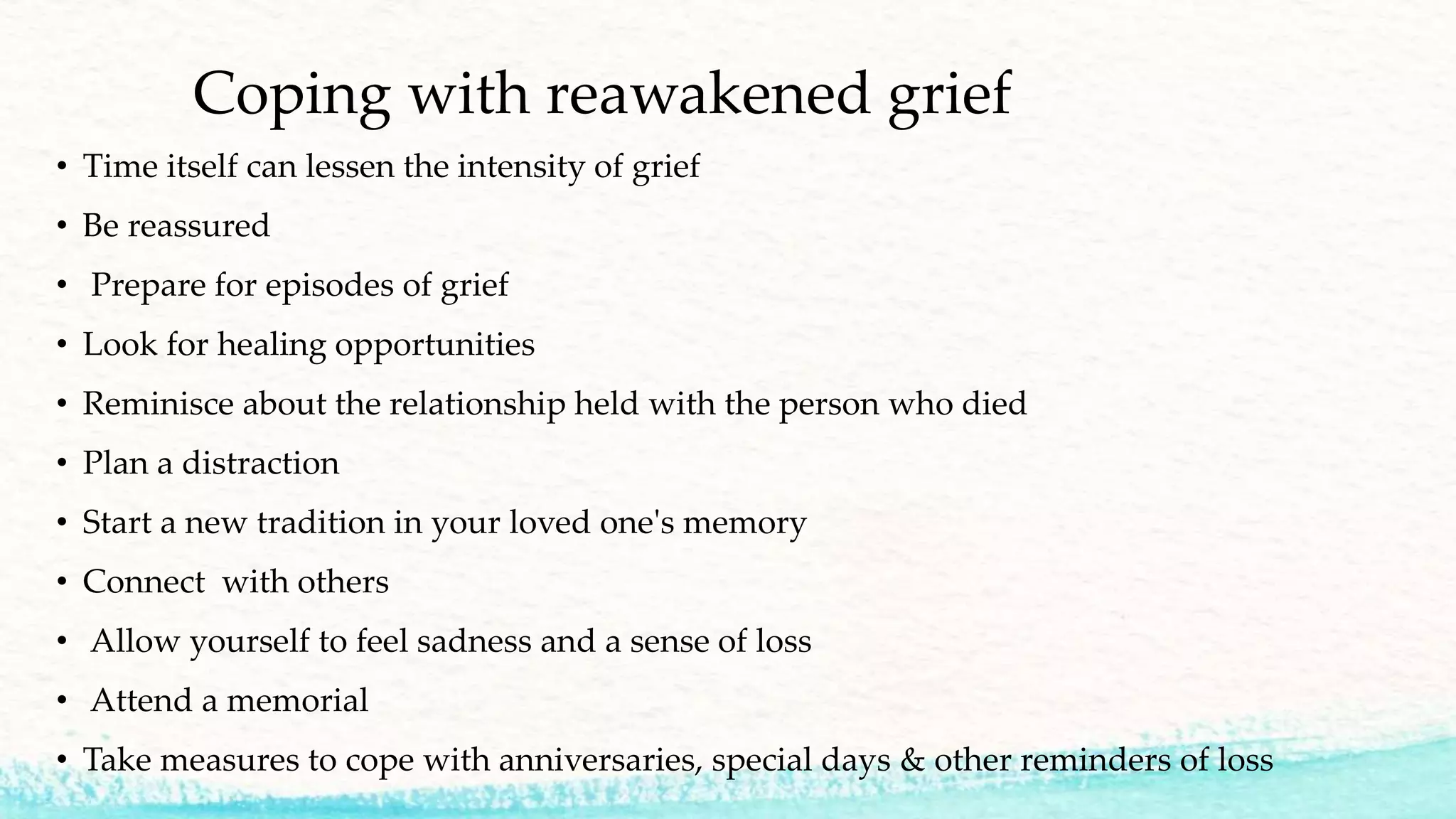 Grief and loss | PPTX