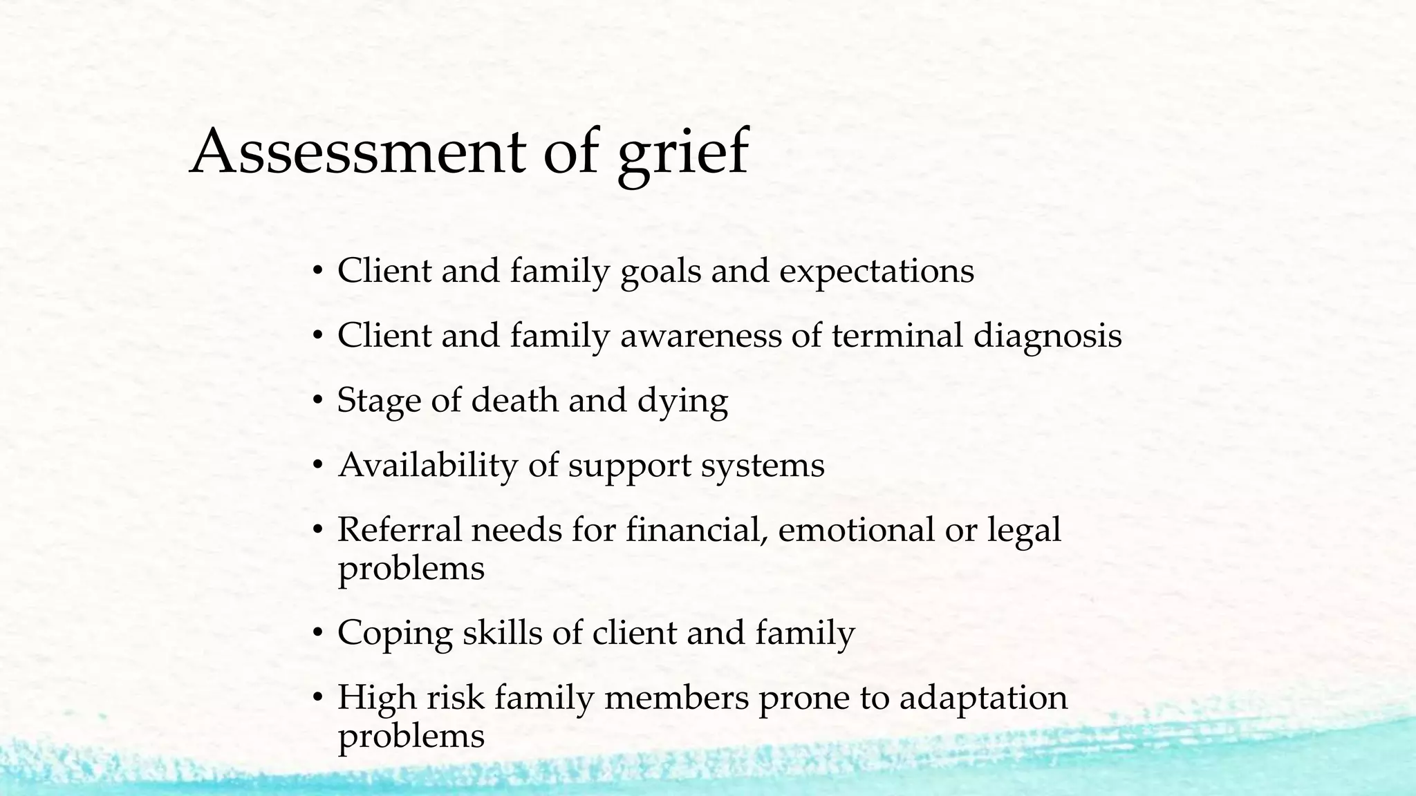 Grief and loss | PPTX