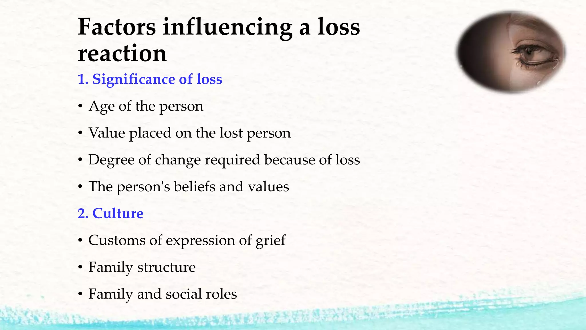 Grief and loss | PPTX